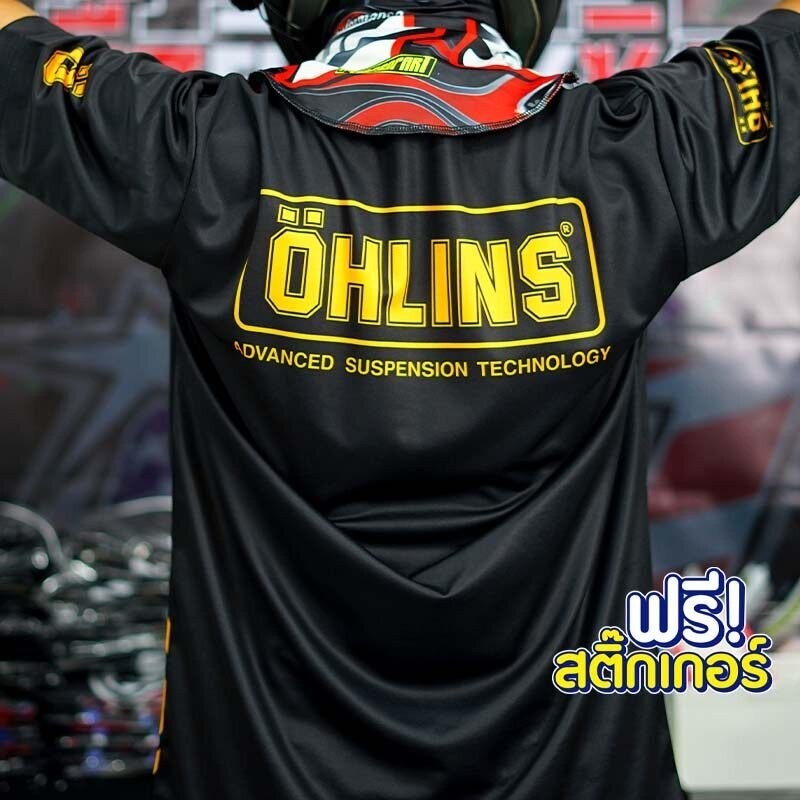 2024 【ปรับแต่งได้】เสื้อ Ohlins ใส่ออกทริป ดีไซน์ใหม่ ผ้าไม่หด ใส่ขับรถ วิบาก นักแข่ง | Shopee ...