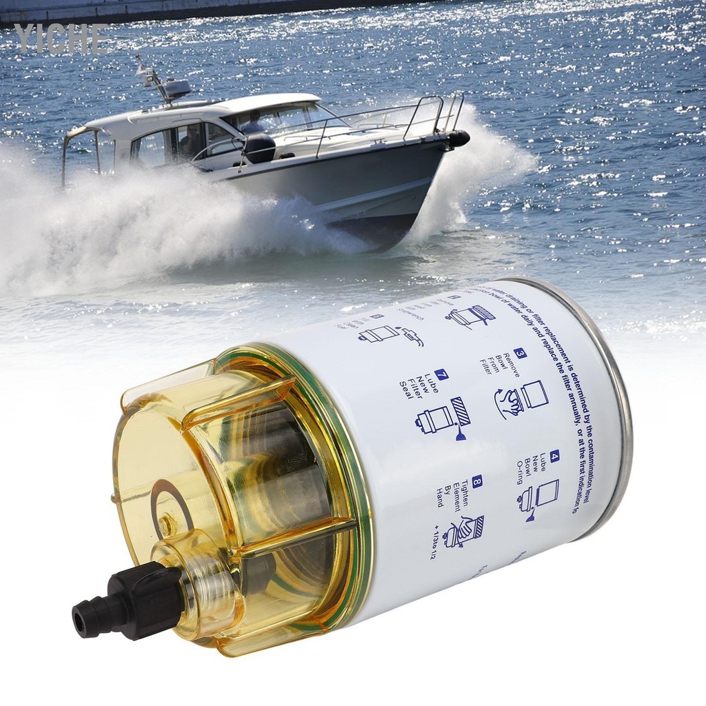 YiChe เครื่องแยกน้ำเชื้อเพลิง S3213 18-7928 กรองน้ำมันเชื้อเพลิงนอกสำหรับเรือ Marine Outboard ...