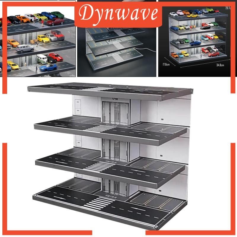 [Dynwave ] 1 กล ่ อง 64 Scale Parking Lot Vehicle Garage Showcase for ...