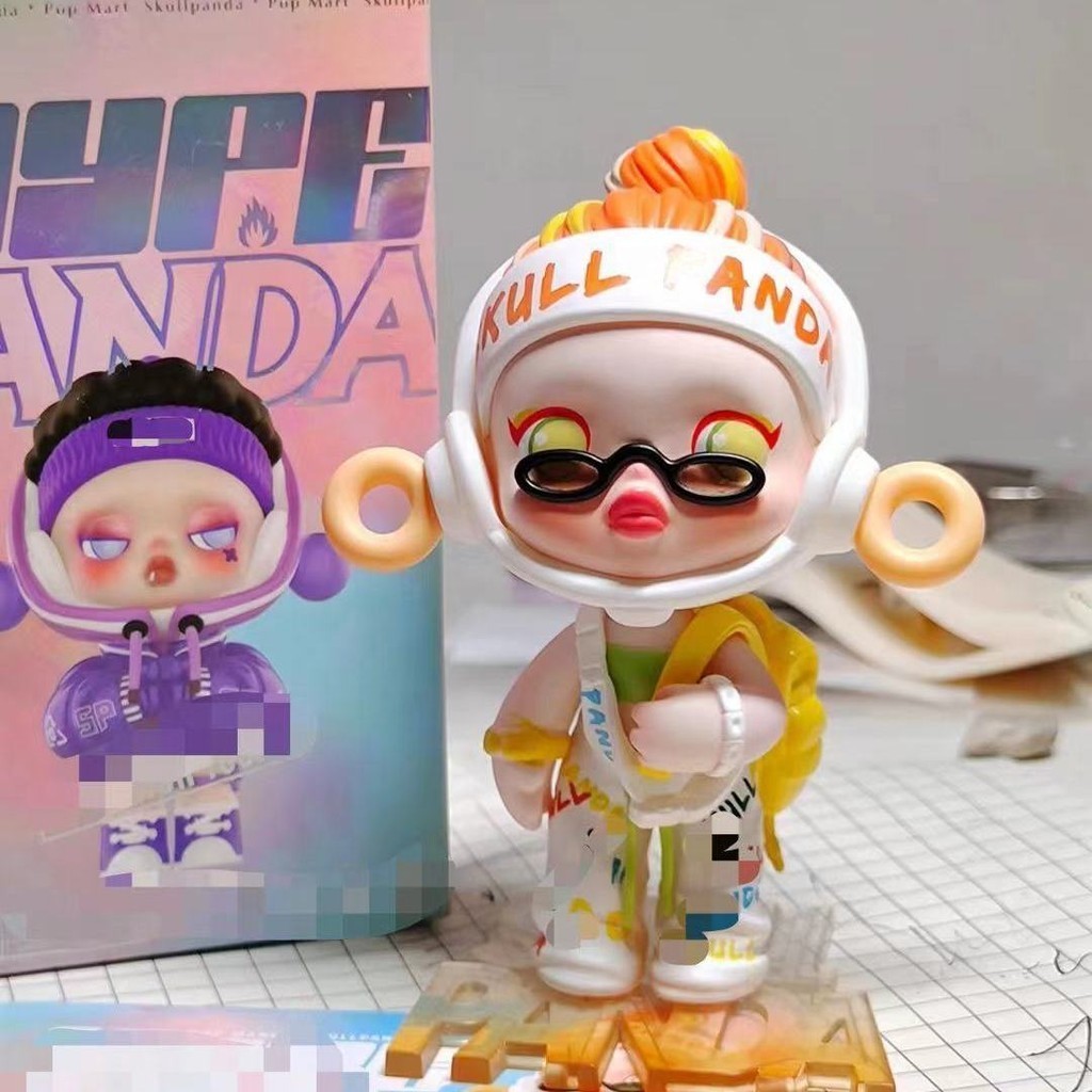 Pop Mart Panda Craze Mystery Box Figure Mart Series เล่นอินเทรนด์ใหม่ ...