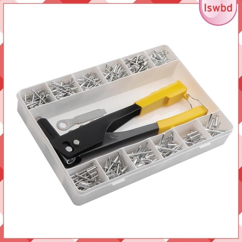 [lswbd ] Hand Riveter Kit Riveter Set Wide Applications Portable Rivet ...