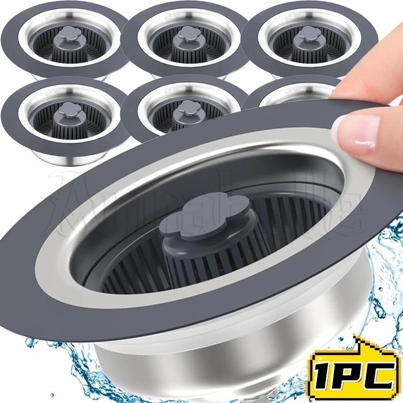 3-in-1 Push-type Sink Stopper - ปลั๊กกรองอ่างล้างจาน Bouncing Core ...