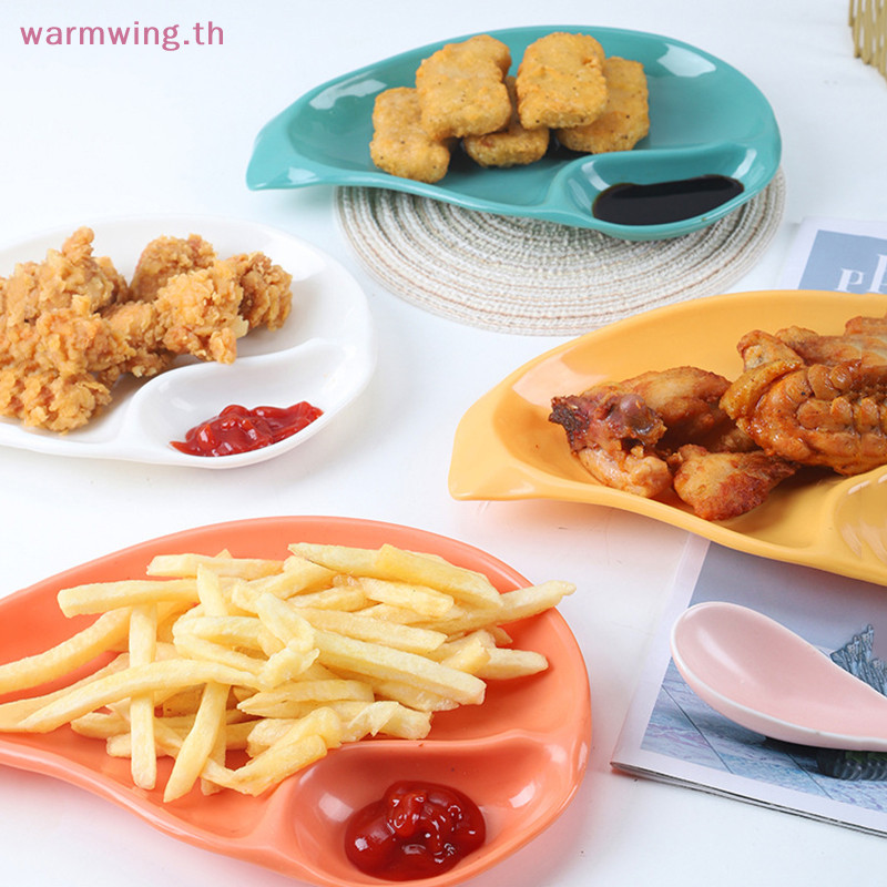 Warmwing Creative Conch Dumpling จาน Multi-ใช ้ แผ ่ น gar แผ ่ นซอสคอนเทนเนอร ์ ชิปซูชิขนมขบเคี ...