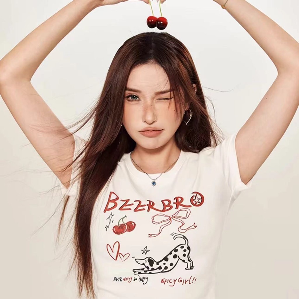 เสื้อครอปอกใหญ่ 38 ทรง baby tee ผ้าแบบนุ่มพิเศษ cotton 100% | Shopee ...