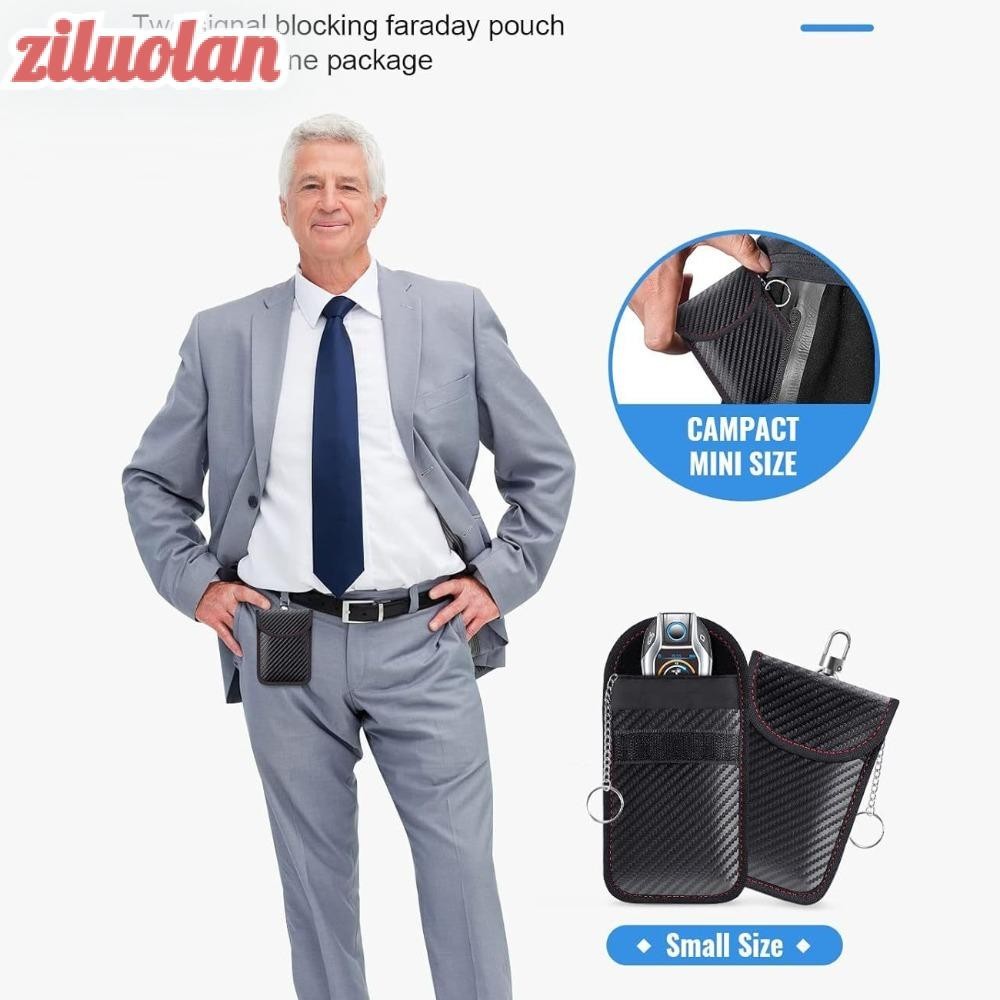 Ziluolan รถ Keys Pouch, Anti-Theft คาร ์ บอนไฟเบอร ์ RFID สัญญาณ ...