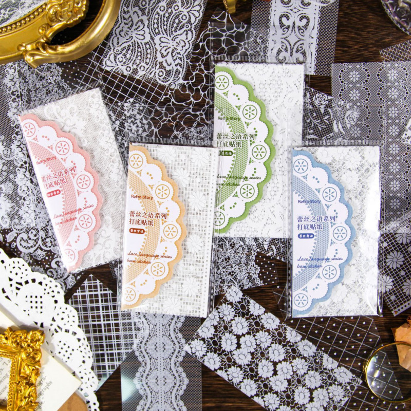 Kowei 12 ชิ้น [ซีรีส์ภาษาลูกไม้] สติ๊กเกอร์วารสารวินเทจสติ๊กเกอร์กัน ...