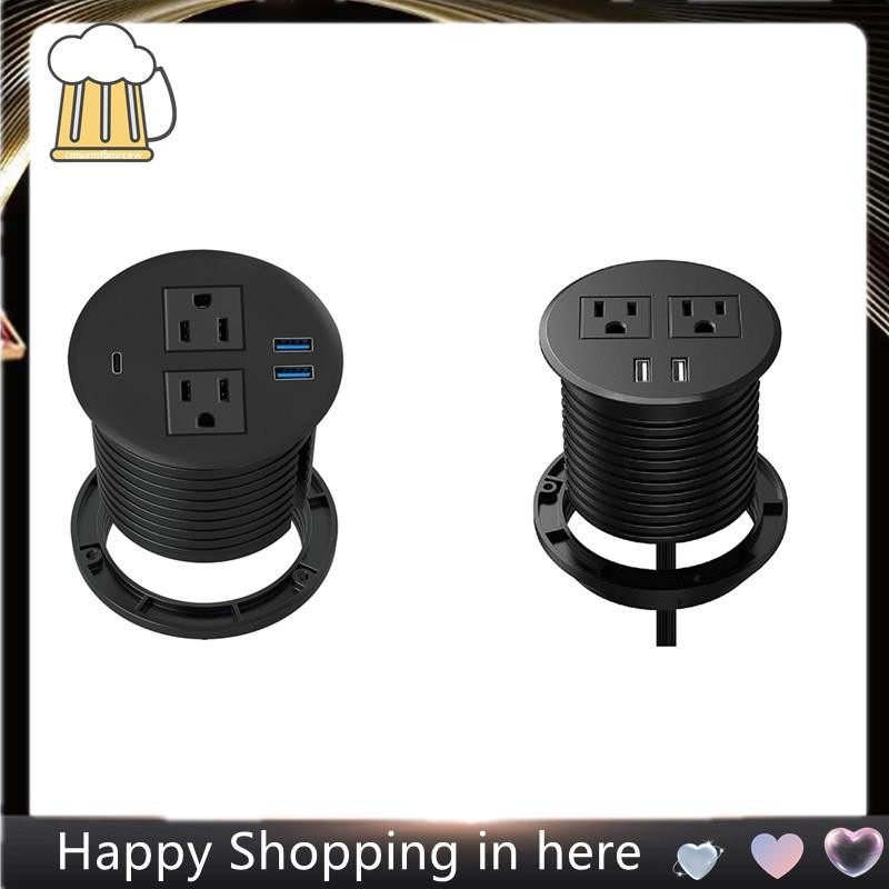 [Pretty] Power Grommet พร้อม USB สําหรับเดสก์ท็อปเดสก์ท็อป Power Data ...