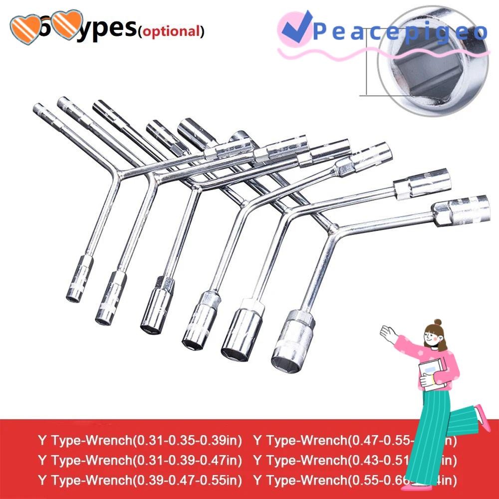 Peacepigeo 1 ชิ้นสามเหลี่ยมซ็อกเก็ตประแจ,ถอดชิ้นส่วนซ่อมเครื่องมือจักรยานจักรยาน Y ประเภทประแจ ...