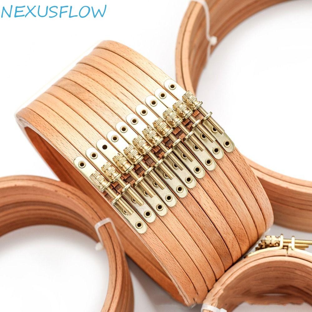 Nexusflow เย็บปักถักร้อยกรอบ Beech Circle Smooth Rack ไม้ที่มีประโยชน์ ...