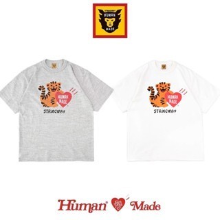 Human MADE Love Smile Tiger เสื้อยืดแขนสั้นคู่คอกลม | Shopee Thailand