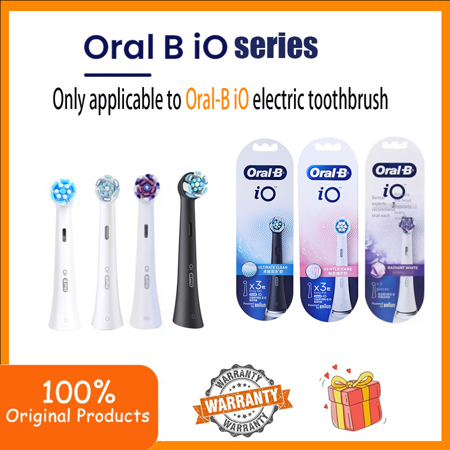 Oral B iO series replacement brush head compatible with io3/io5/io7/io8/io9 electric toothbrush ...