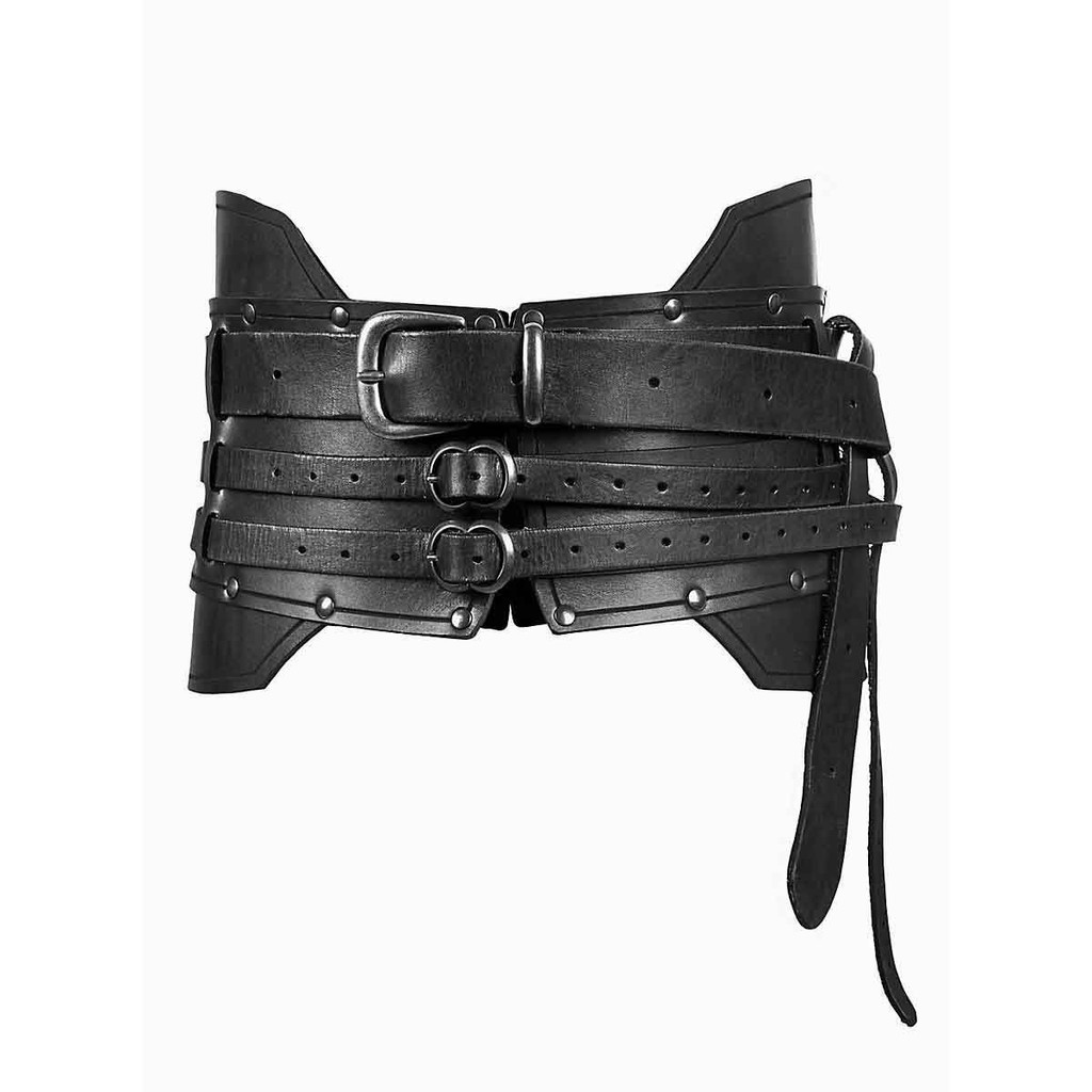 Viking Medieval Armor Wide Waist Belt PU Leather Knight Belt ...