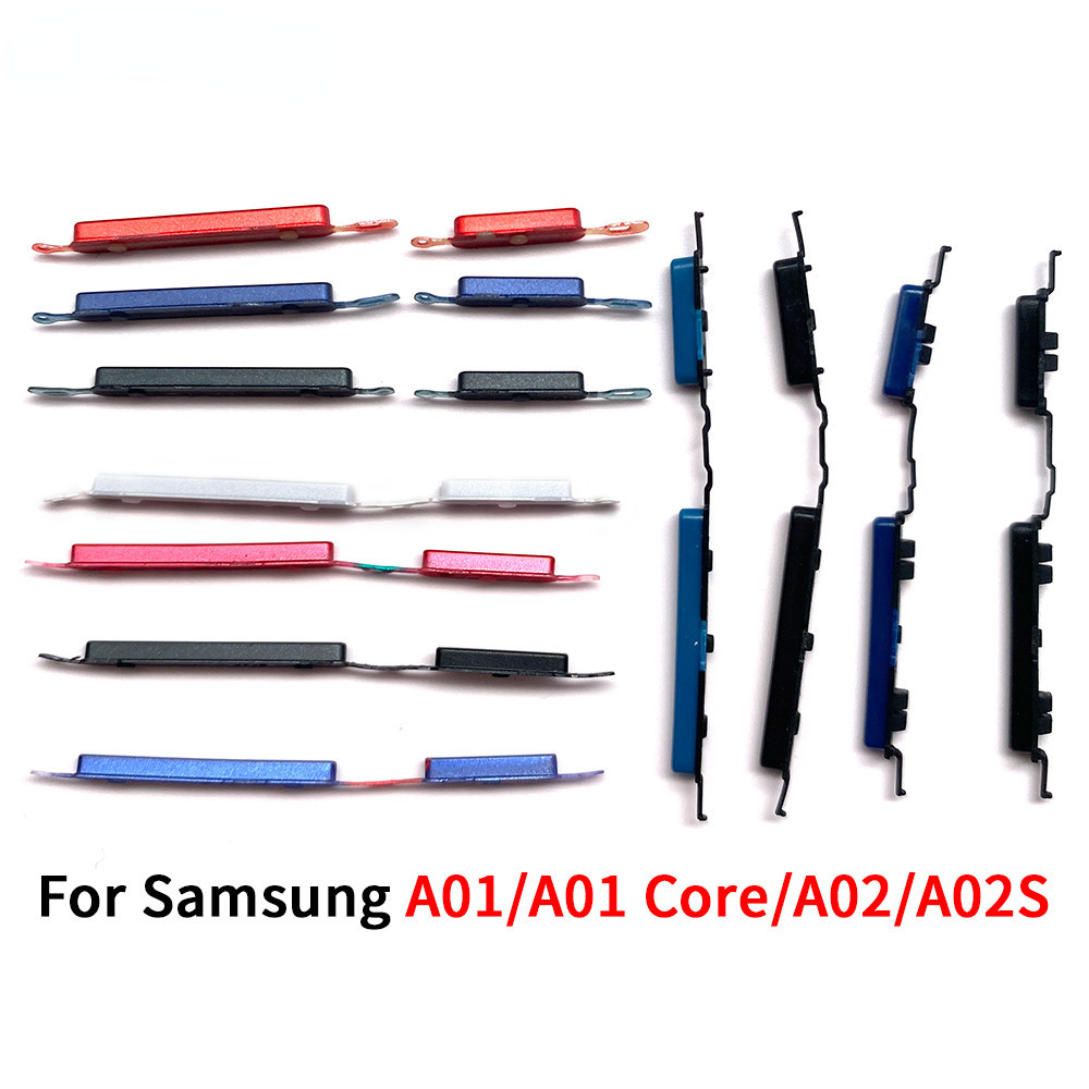 สําหรับ Samsung A01 Core A02 A02S ปุ่มปรับระดับเสียง Key โทรศัพท์ที่ ...