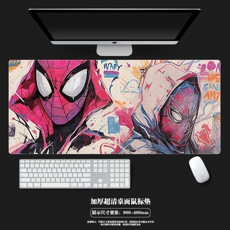 [70 * 30 ซม.] แผ่นรองเมาส์ Marvel Spider-Man ขนาดใหญ่ Cool Gaming Game ...