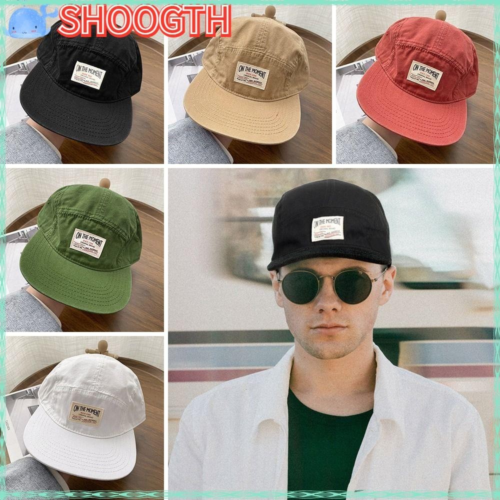 Shoogth On The Moment Letter Hat, ปรับ Breathable Label สั ้ น Brim Hat ...