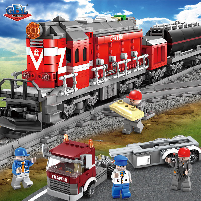 ใช้งานร่วมกับ Lego Train Building Blocks ประกอบของเล่นการศึกษาสติปัญญา ...