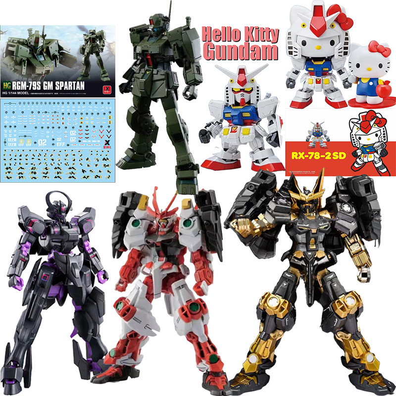 กันดั้ม Sengoku Astray Gundam HG RGM-79S RX-78-2 Hello Kitty SD Gundam ...