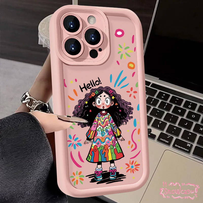 สีสร้างสรรค์ Graffiti กรณีสาวสวยน่ารัก Redmi 10C 9A 12 13 12C A2 13C A1 ...