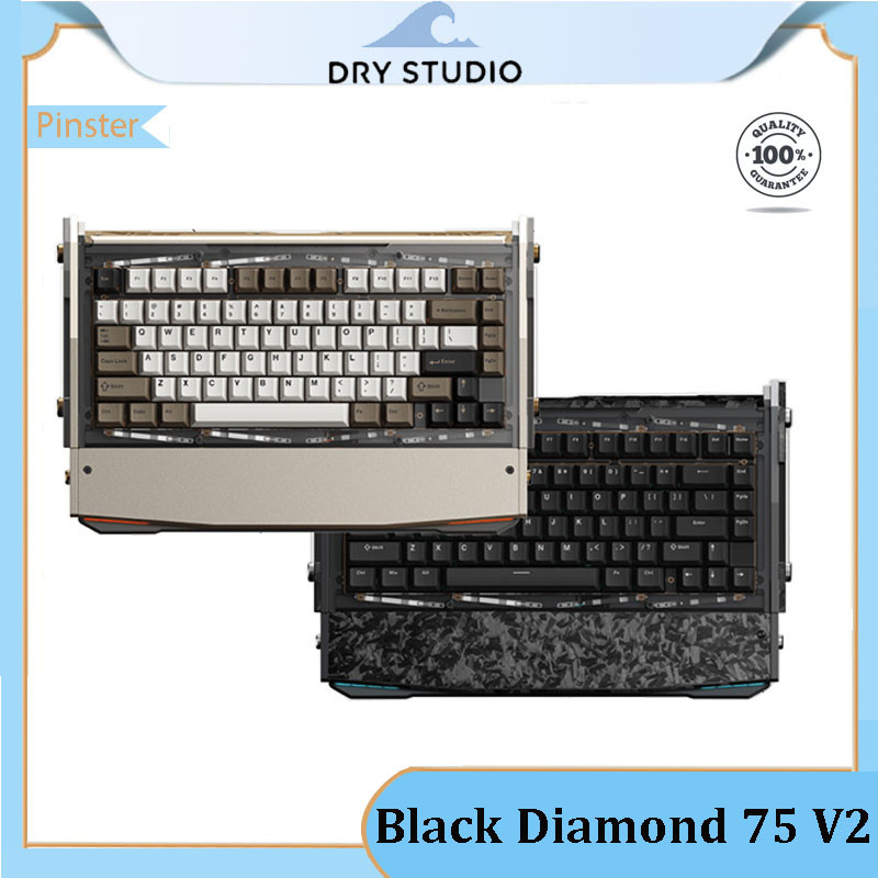 Dry STUDIO Black Diamond 75 V2 คีย ์ บอร ์ ดเชิงกล esports แบบกําหนดเอง ...