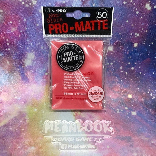 ซองใส่การ์ด Ultra Pro Matte “RED” ขนาด : 63.5x88 mm. (MTG Size ...