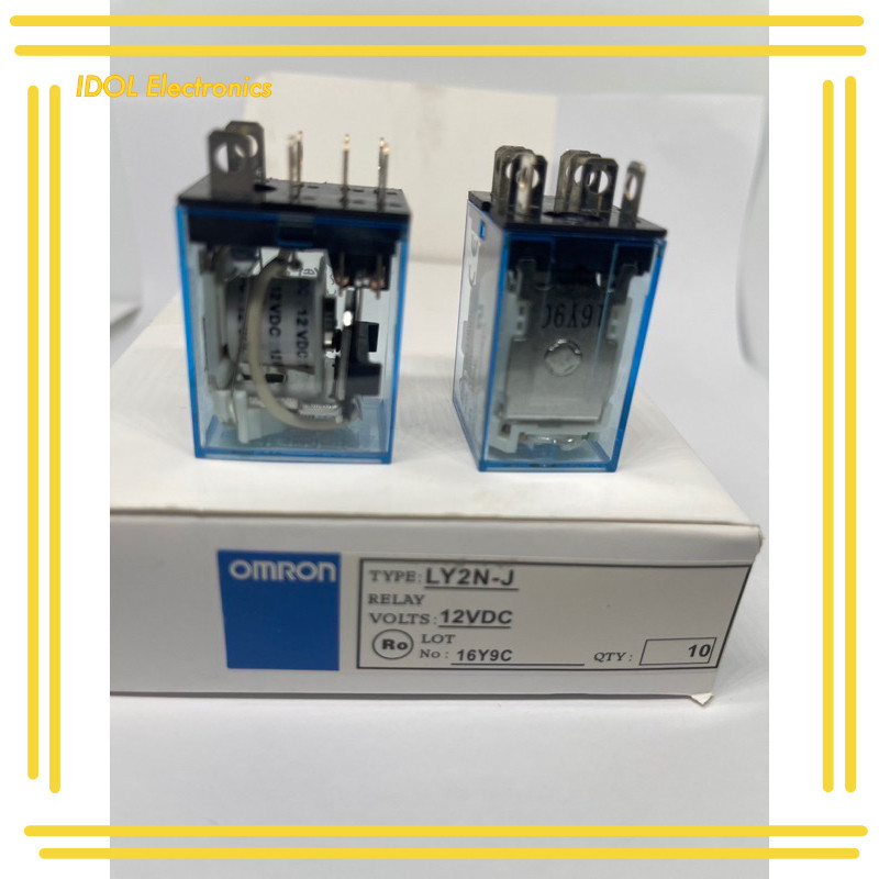 รีเลย์ LY2N ยี่ห้อ Omron มี 12VDC 24VDC 24VAC 110VAC 220VAC | Shopee Thailand
