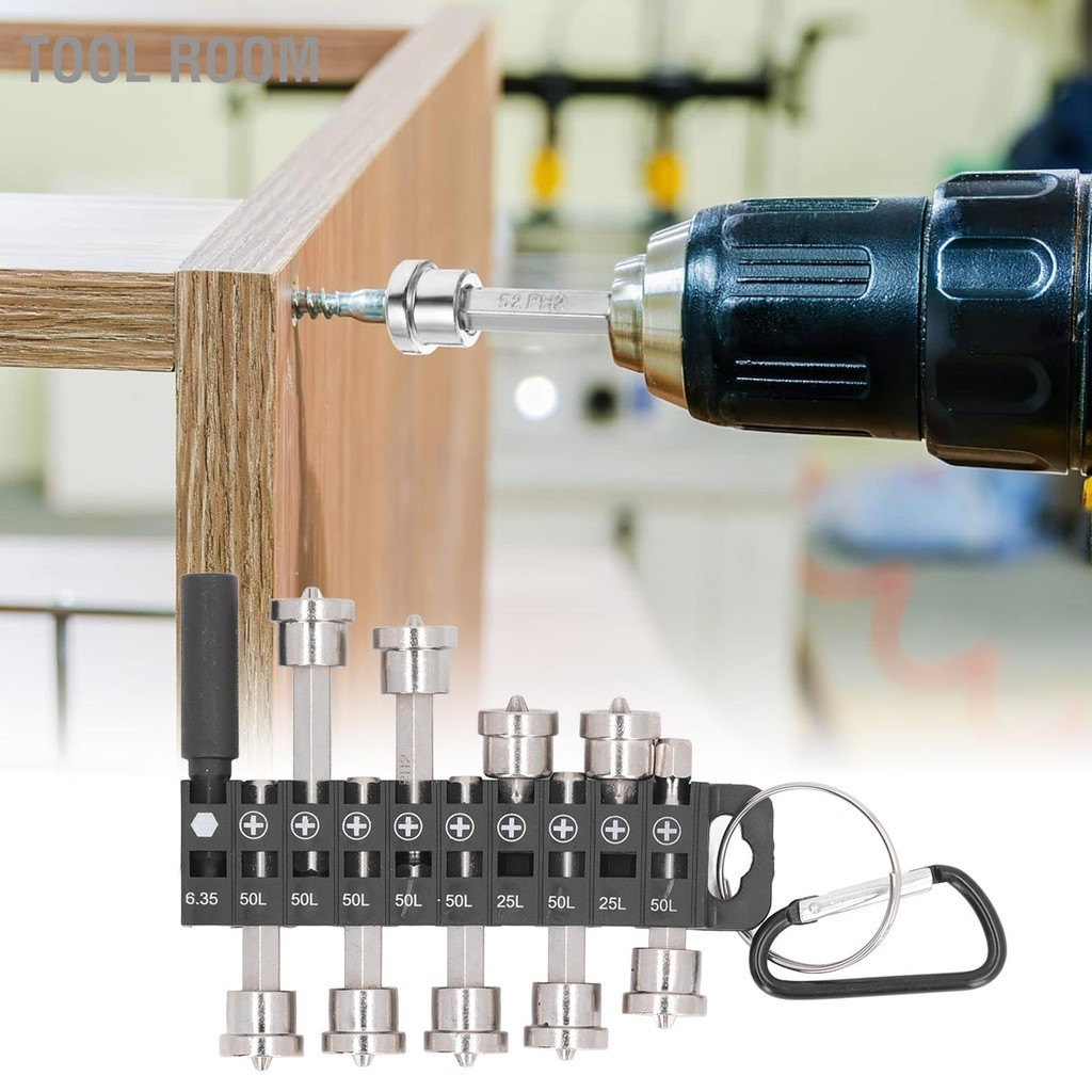 Tool Room Power Nut Driver เจาะ Bit Magnetic Hex Shank Cross S2 2 ...