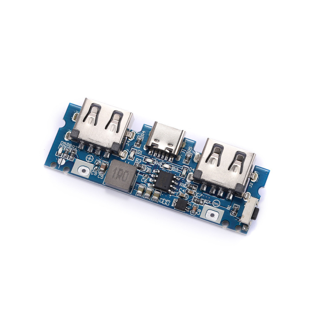 Type-c พอร์ตชาร์จ dual USB power board boost โมดูล 2.4A power DIY เมน ...