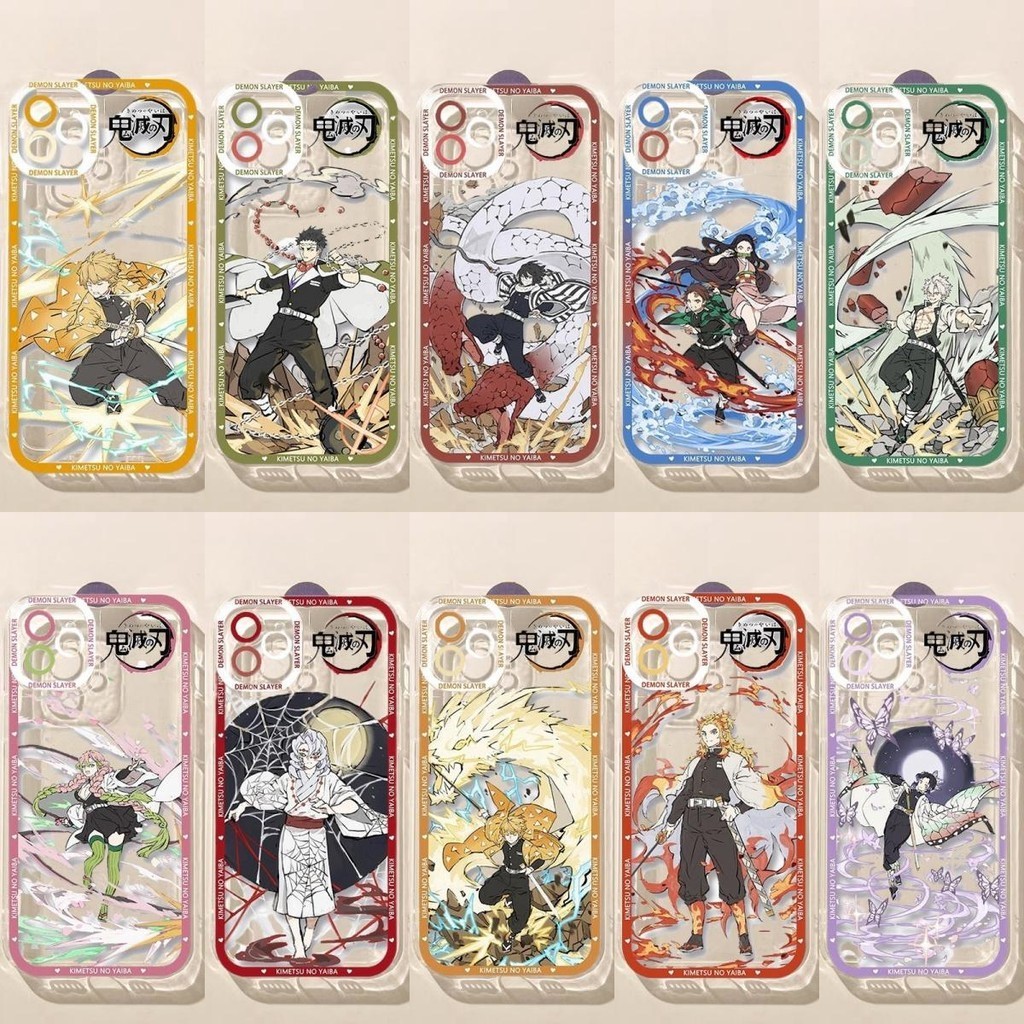 Anime Demon Slayerเคสโทรศัพท์สําหรับIPhone 15 14 Plus Pro Max 11 Pro ...
