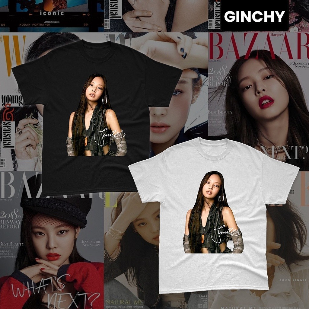 [พร้อมส่ง]Jennie Kim | T-shirt | "Artist" "Jennie ไซส์ใหญ่ oversize ...
