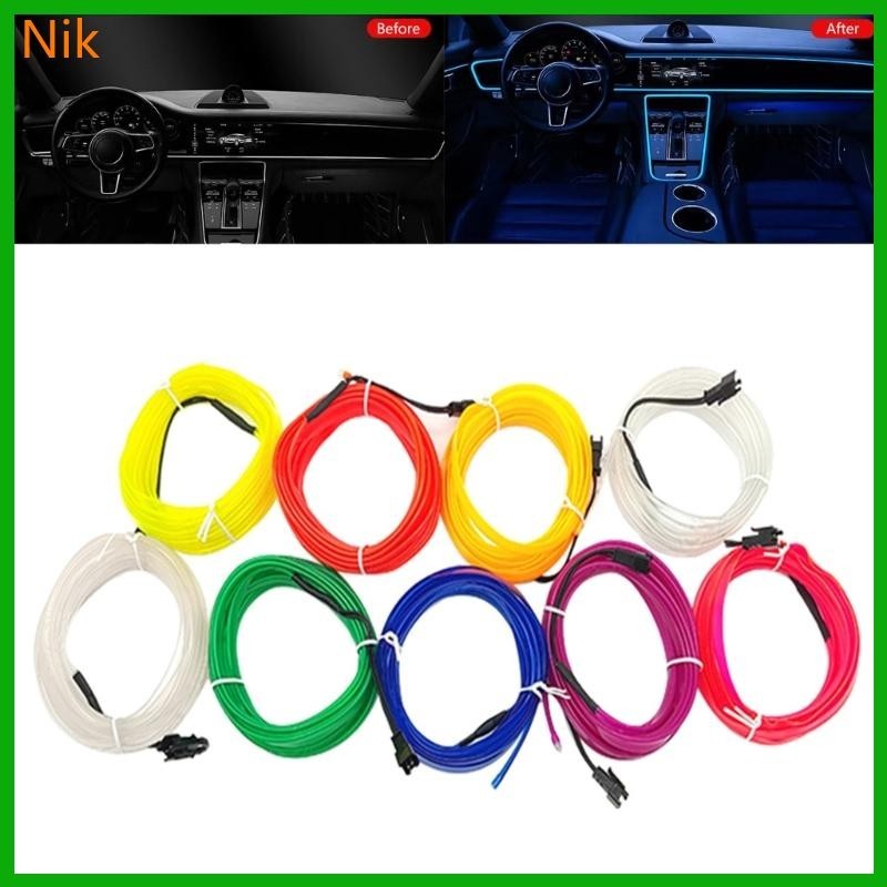 Nik LED แถบไฟภายใน USB Music Responsive Plug เล่นชุดไฟ LED รถยนต์ ...