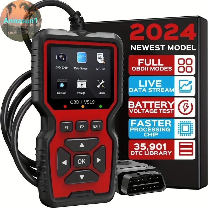 Annasun OBD2 เครื่องสแกนเนอร์ Live Data V519 Professional Mechanic ...