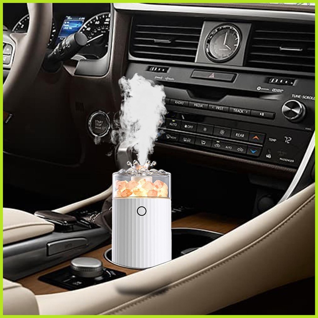 น้ํามันdiffuserเกลือโคมไฟ240ml Ultra Sonic Cool Mist Humidifier 7 สี ...