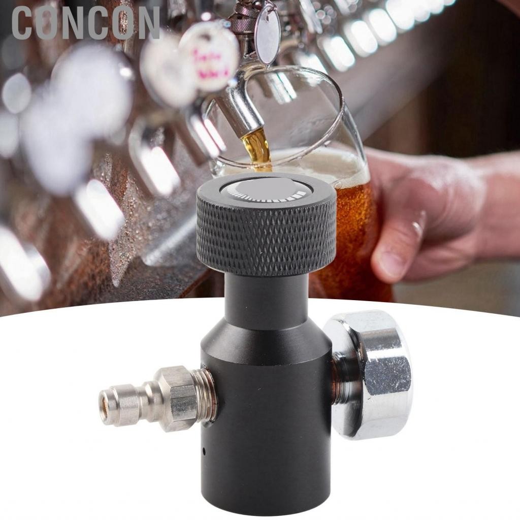 Concon CO2 Cylinder Refill Adapter Regulator อุปกรณ์เสริมเบียร์โซดาเครื่องมือ 0-3000PSI ตัว ...