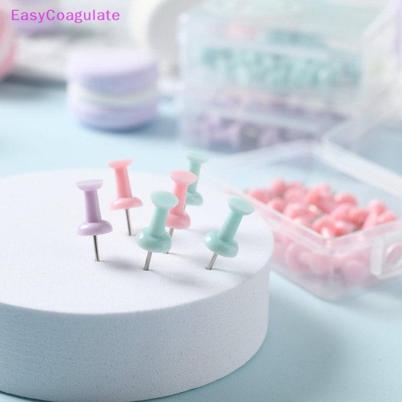 Eas 1 กล่อง Macaron สีสัน Ball Push Pins Thumb Thumbtack Board Pins วาด ...