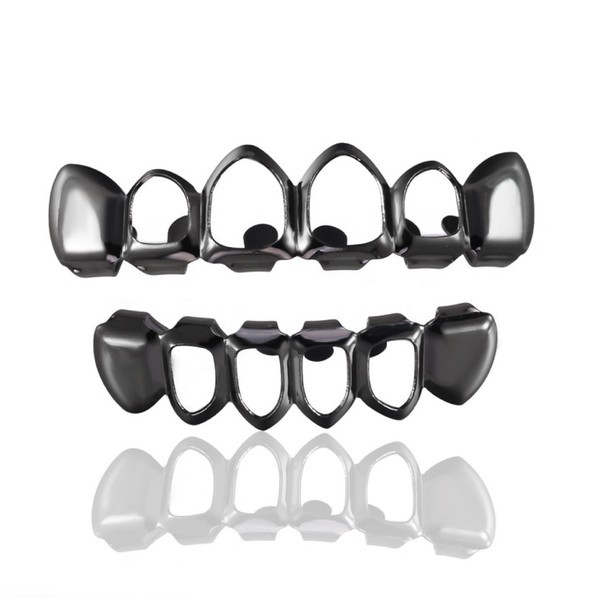 Hip Hop Hollow Stage Props ฟันแบน grillz | Shopee Thailand