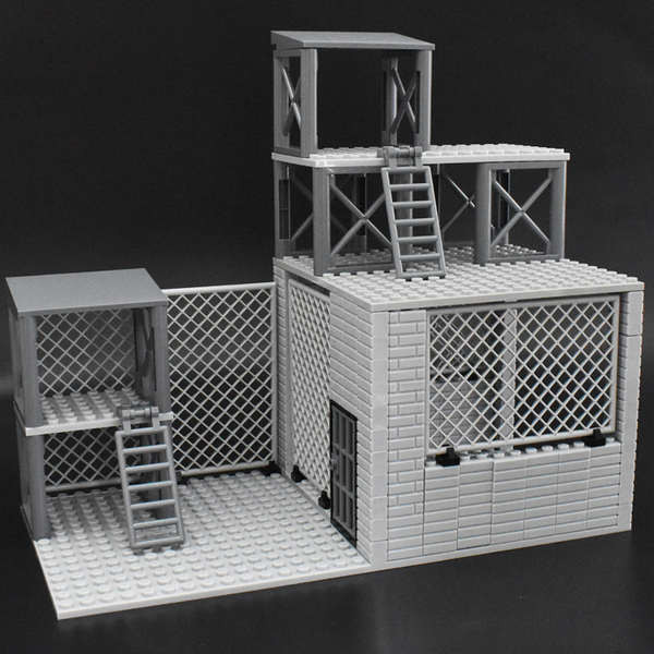 lego เลโก้ Third Party Building Block Minifigure ทหารฐานทหารนกหวีด ...