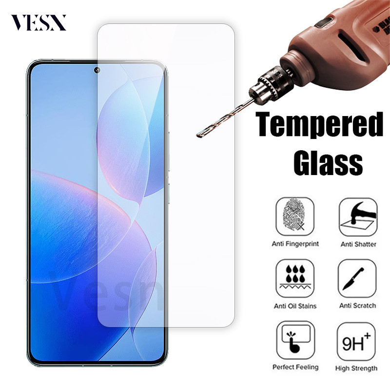 ตัวป้องกันหน้าจอกระจกนิรภัย HD สำหรับ Redmi A3 A1 A2 K70 K70E K60 K60E K50 K40 Gaming K30 K20 ...