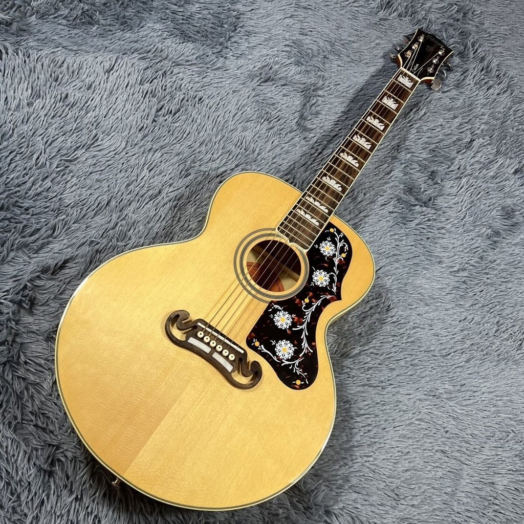 Gibson J-200 J200 กีตาร ์ อะคูสติก Solid Spruce ไม ้ ธรรมชาติ 42 นิ ้ วกีตาร ์ มืออาชีพ | Shopee ...