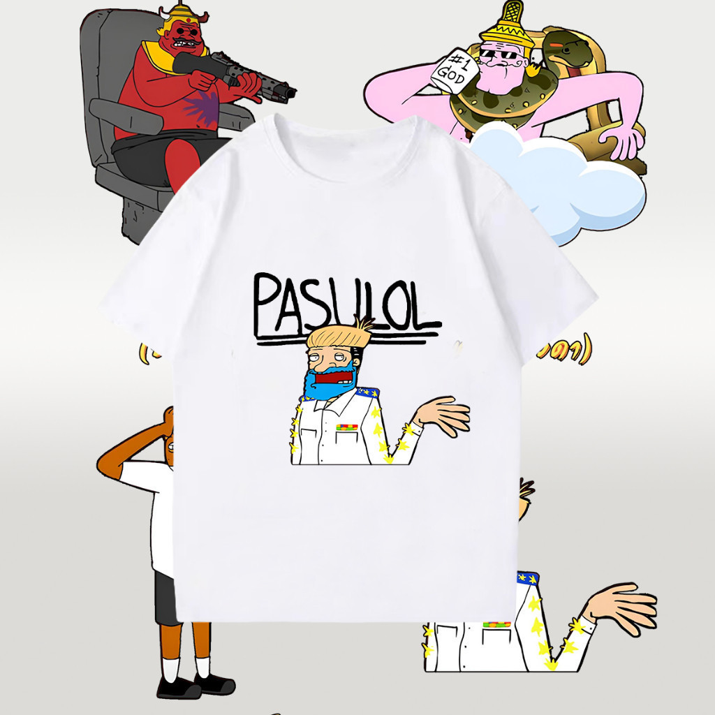 （HO&MIE）เสื้อยืด PASULOL World of Warship ปีศาจทะเลเดือด ไม่จำกัดเพศ หล่อและเท่ห์ ขนาด S-5XL ...