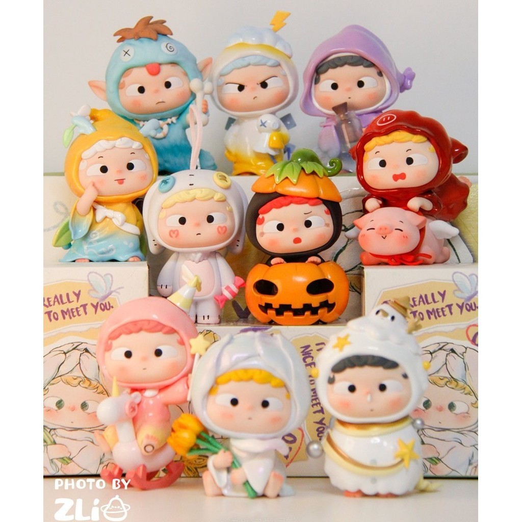 【พร้อมส่ง】ozai v2 nice to meet you blind box heyone ozai arttoy สุ่ม ...