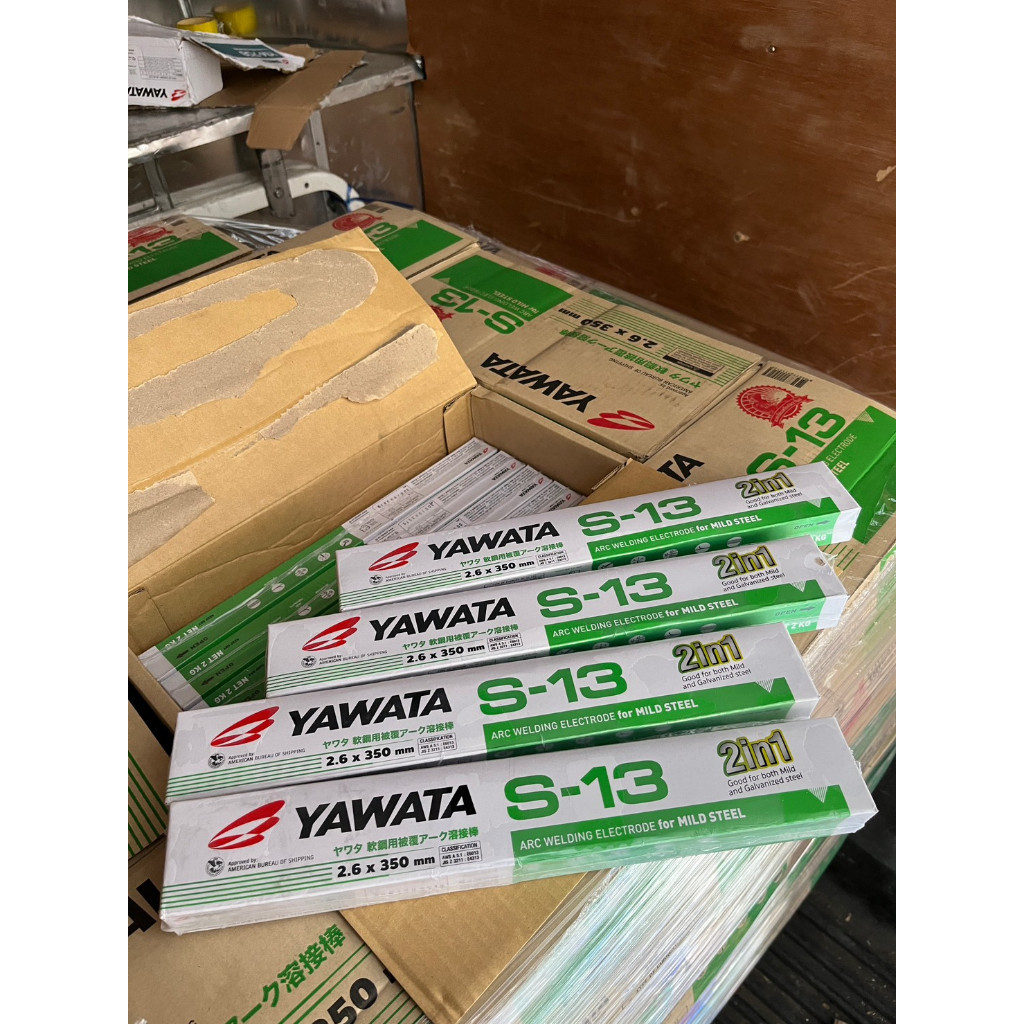 !!แบ่งขาย 10 เส้น YAWATA S-13 . S13 ลวดเชื่อมสำหรับงานเชื่อมเหล็กกัลวาไนซ์ และเหล็กทั่วไป 2in1 ...