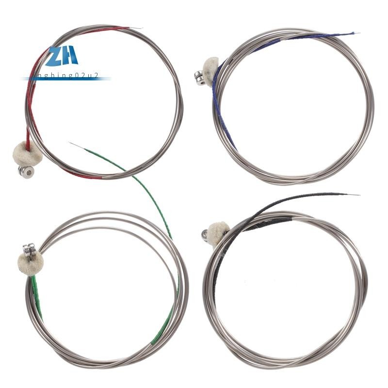 4 ชิ้น/เซ็ต Upright Bass Strings Double Bass Strings 4/4 3/4 1/2 1/4 1/ ...