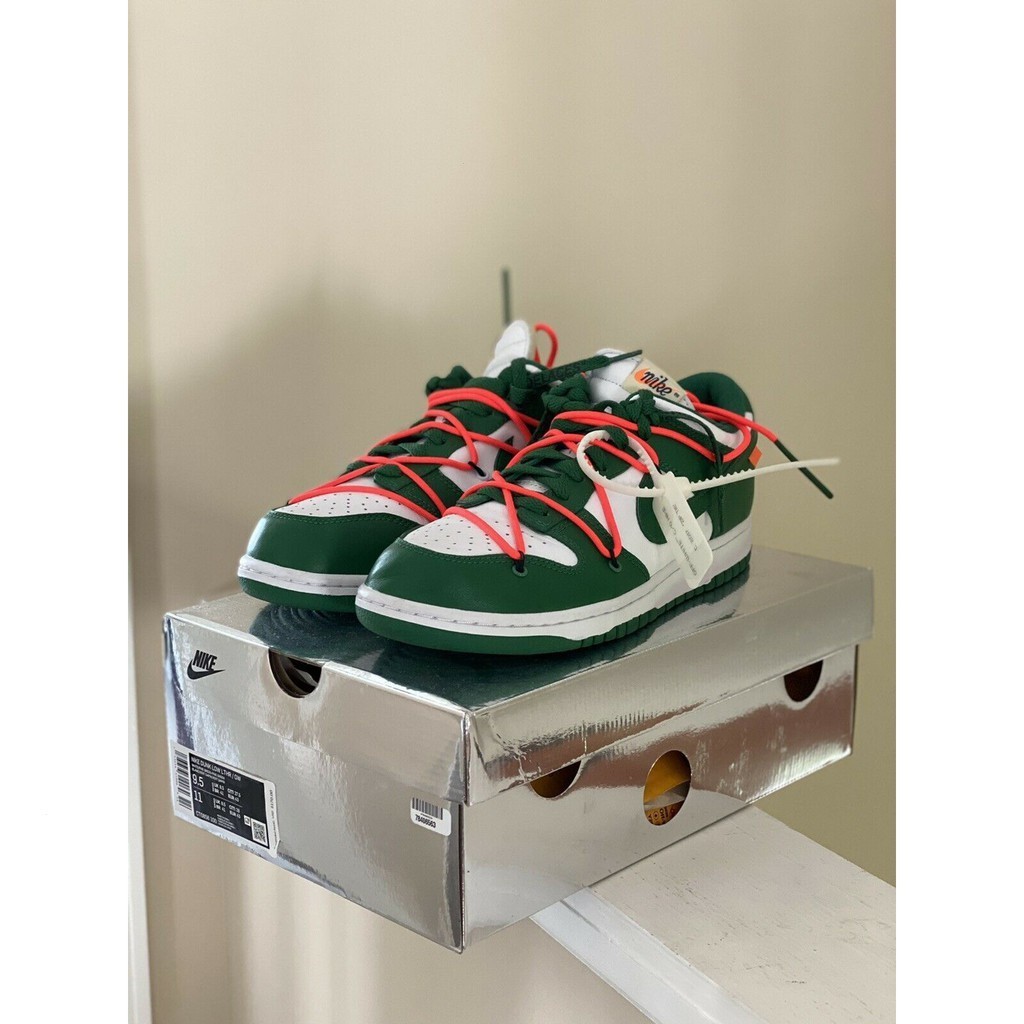 รองเท้าผ้าใบ Off-White x Dunk Low Pine สีเขียว CT0856-100 vhfb | Shopee ...