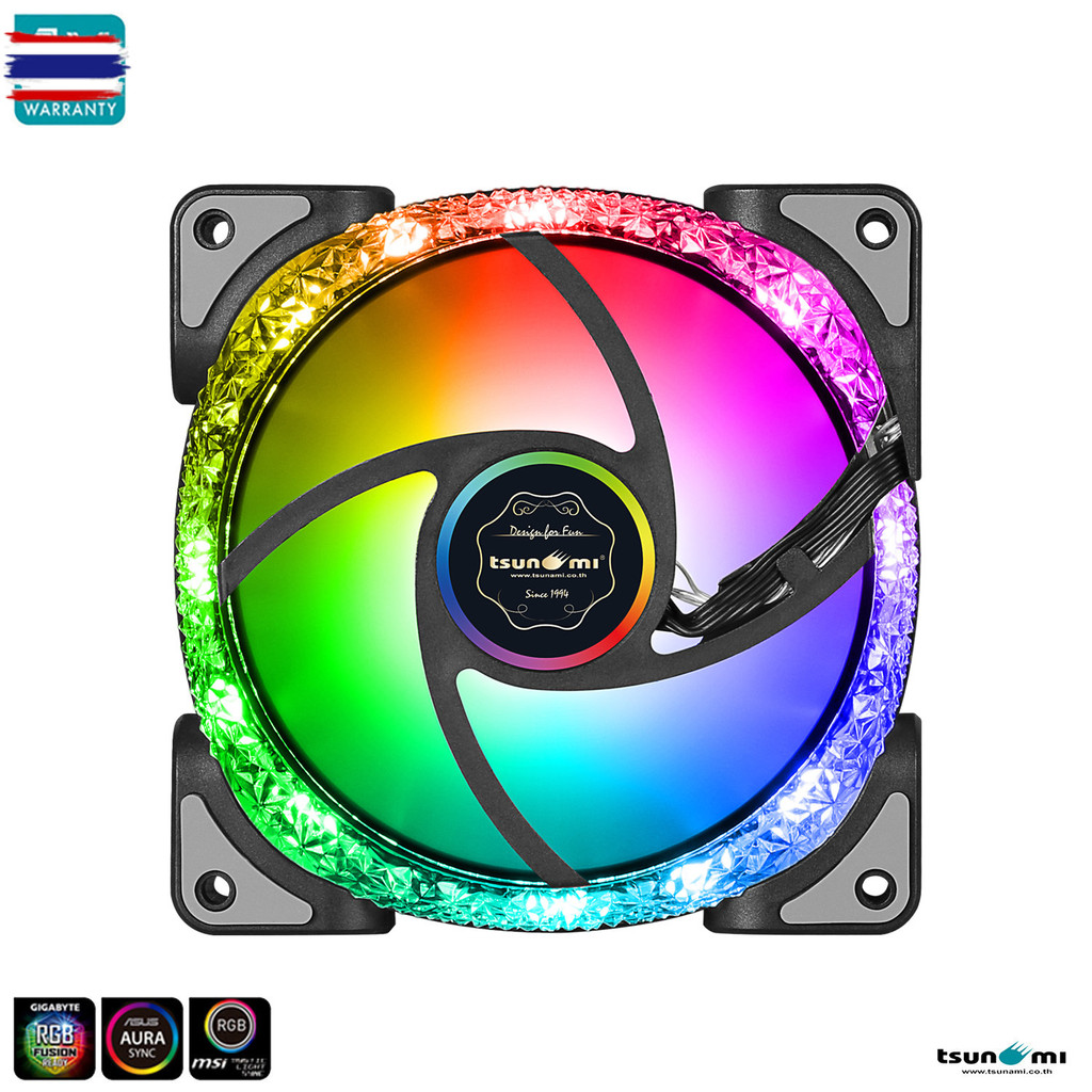 TSUNAMI DIAMOND K ARGB Fan Case PACK3 สินค้าใหม่ รัประกัน 1 year !! พัด ...