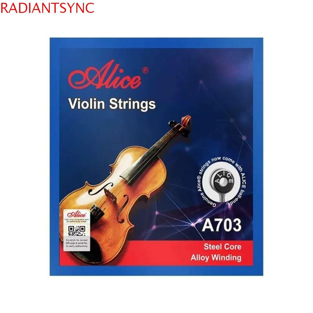 Radiantsync Alice Strings, EG Strings 4/4 3/4 1/2 1/4 1/8 A703 ไวโอลิน ...