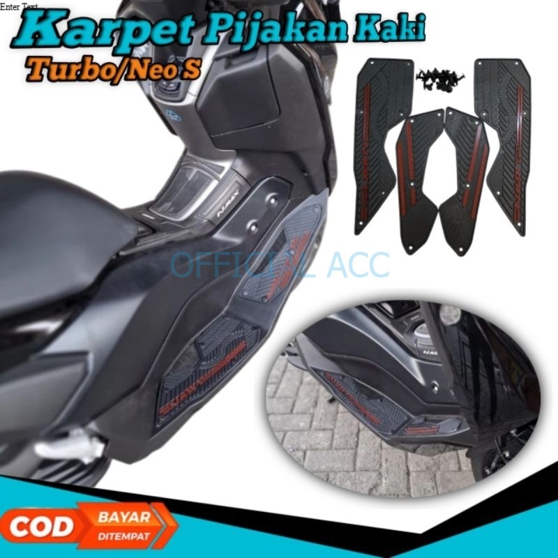 Yamaha New Nmax Turbo Neo 2024 พรม Nmax Turbo ยางโฟกัสพักเท้า | Shopee ...