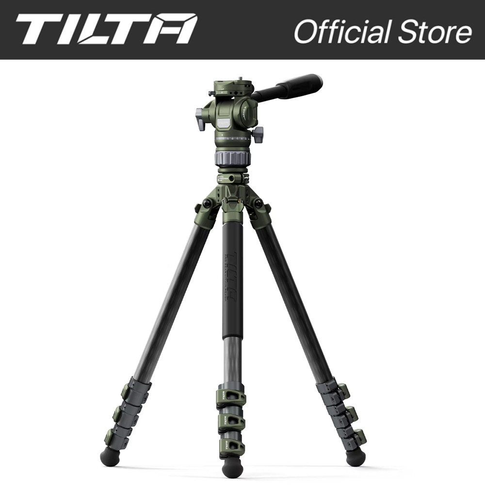 Tilta VT05 Travel Video Fluid Head ขาขาตั้งกล้องคาร์บอนไฟเบอร์ 3 ขั้นตอน (5KG) TT-VT05-FB ...