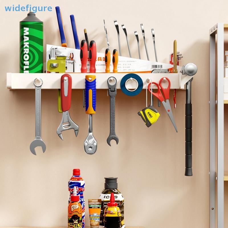Widefigure ประแจมัลติฟังก์ชั่นไขควง Organizer Rail Rack Storage Holder โรงรถ Workshops Wall ...