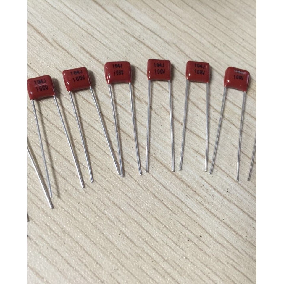 ตัวเก็บประจุ CBB 104J 100V ระยะ 5MM 0.1uF CL21X 104J100V 100NF 1K55 หยวน | Shopee Thailand