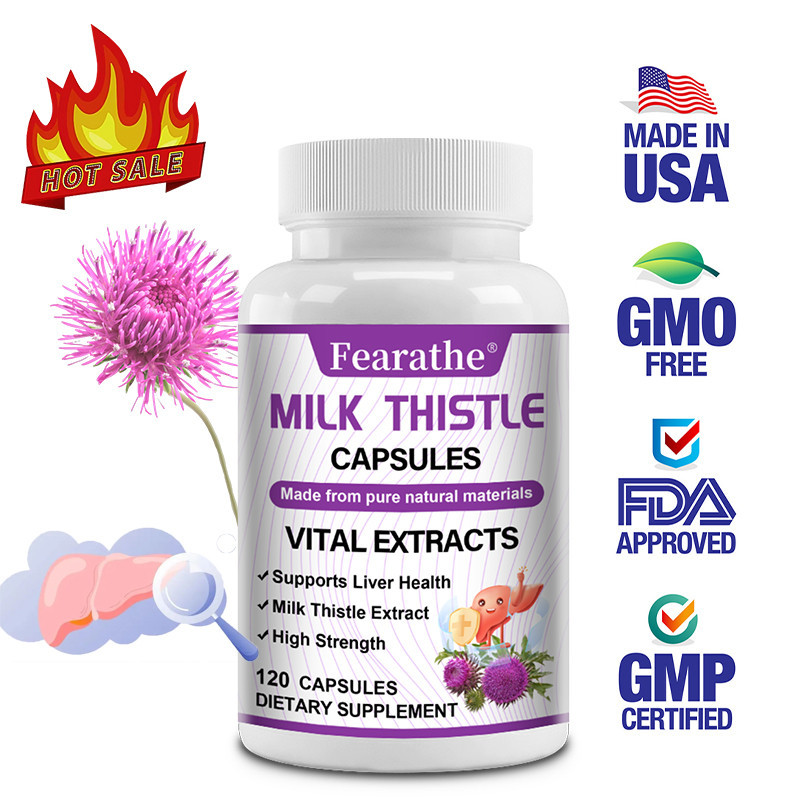 Liver Cleanse Detox And Repair สารสกัดจาก Milk Thistle Liver Detox
